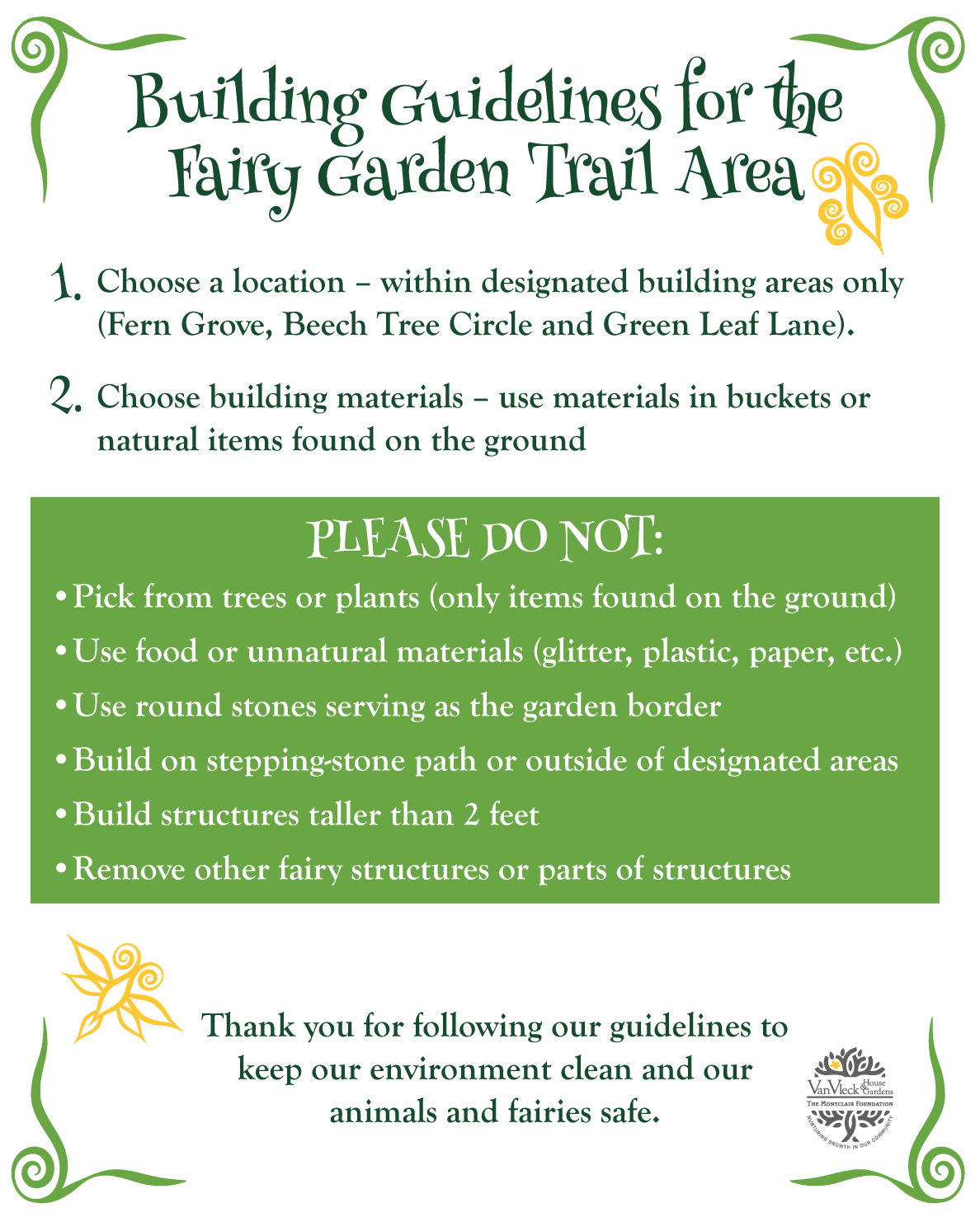 Fairy Garden Trail - The Montclair Foundation